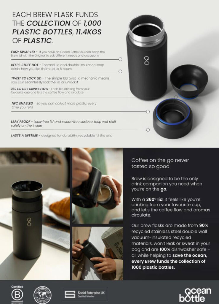 Brew Flask From Ocean Bottle - Sourcing City News