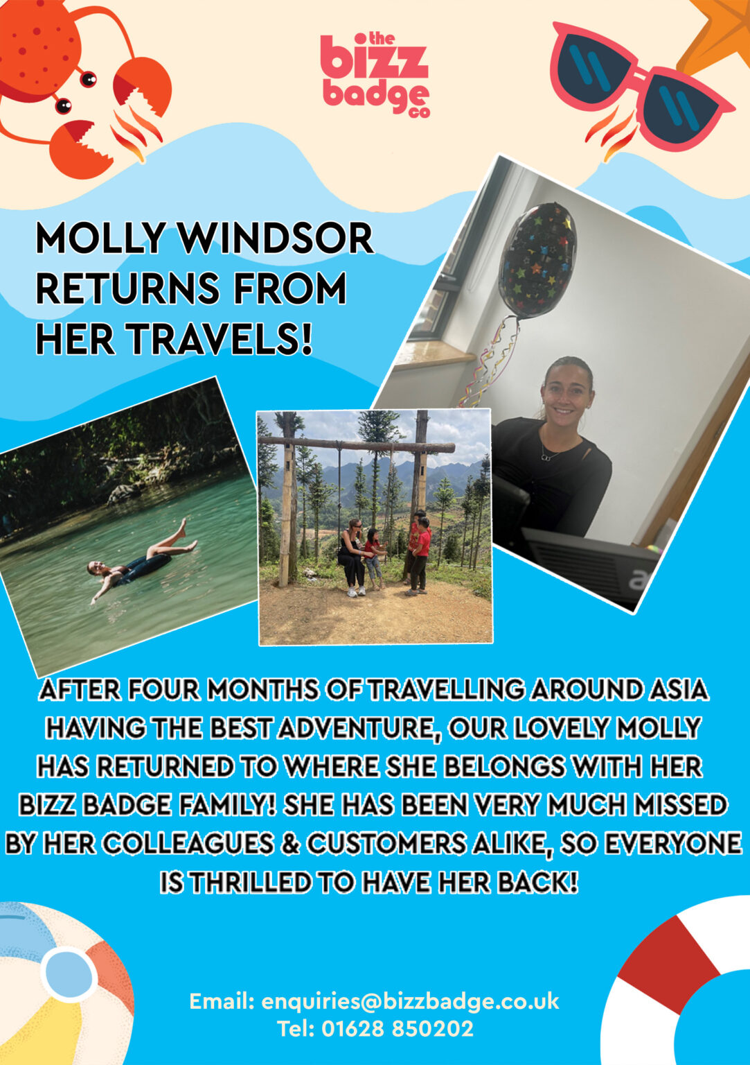 Molly Returns To Bizz Badge - Sourcing City News